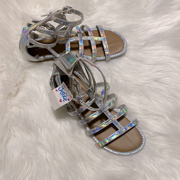 Justice | Shoes | Girls Holograph Gladiator Sandals | Poshmark